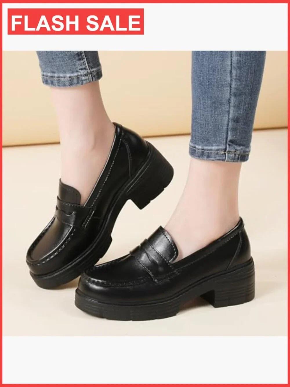 Shoes | Platform Chunky Loafers Slipon Business Casual Comfort Shoes ...